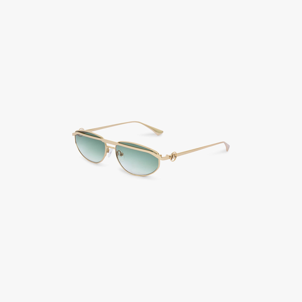 Slim Aviator Sunglasses | Black & Gold | REPRESENT