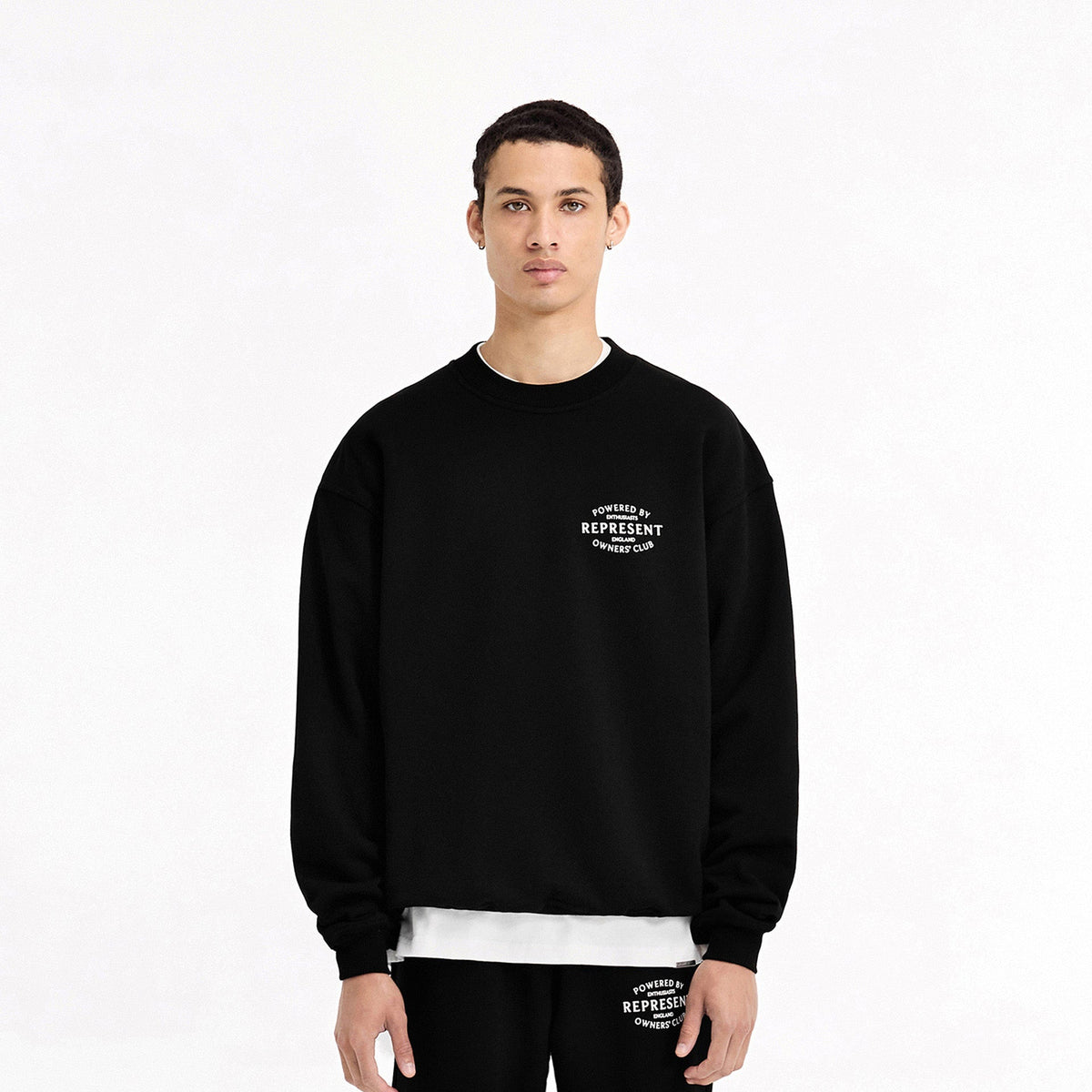 Jet Black Sweater | Stamp Owners' Club | REPRESENT