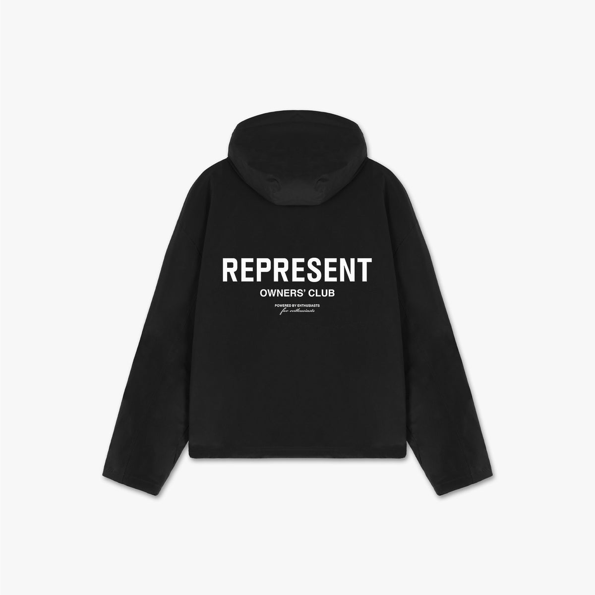 Owners Club Nylon Pullover Jacket | Black | REPRESENT