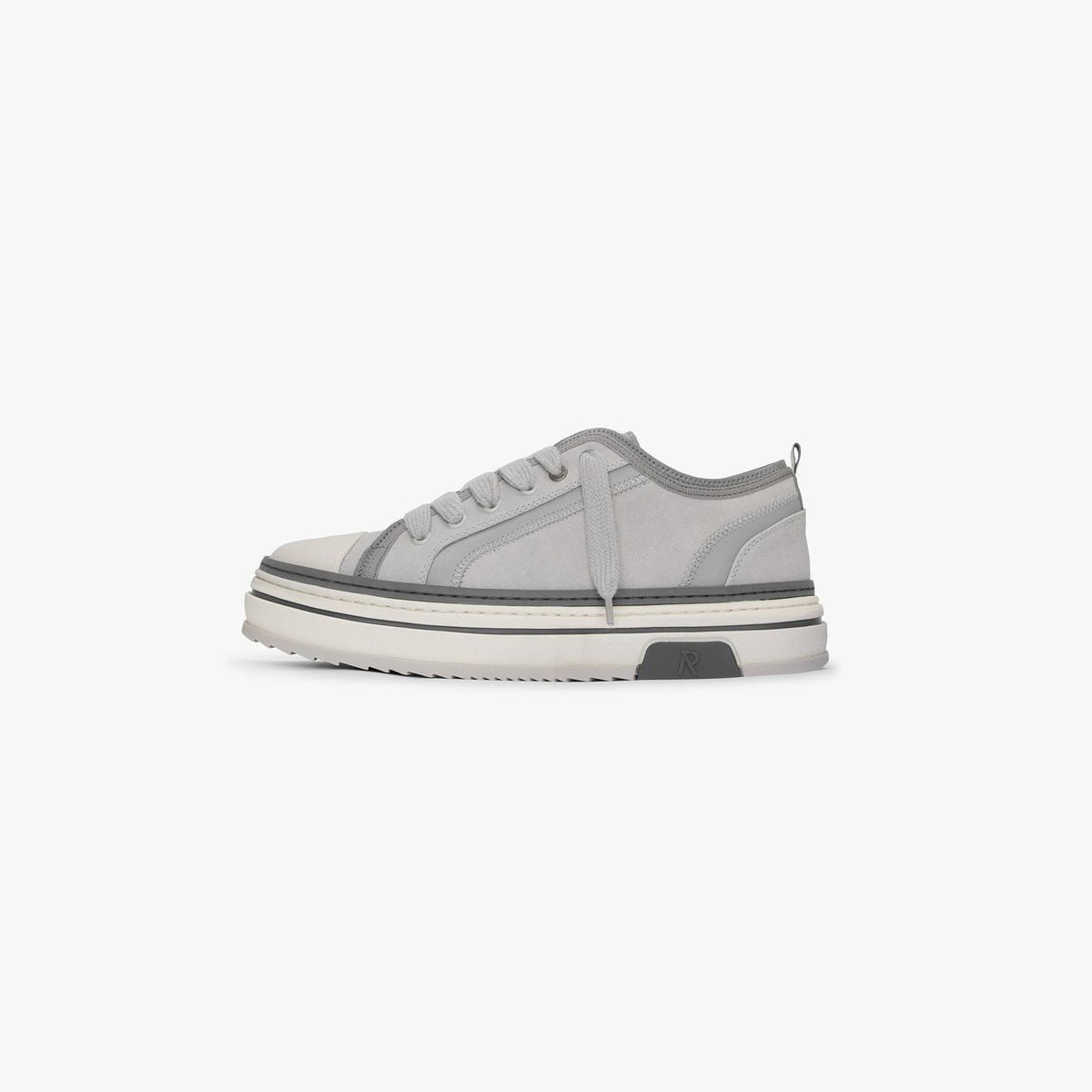 HTN X Low Canvas Sneakers | Warm Grey Premium Low Tops | REPRESENT