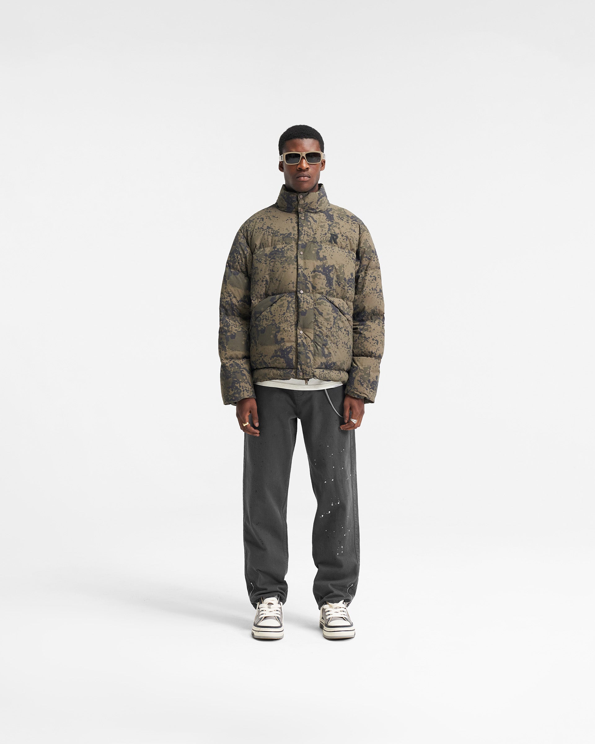 Puffer Jacket | Camo | Represent Clo | REPRESENT CLO