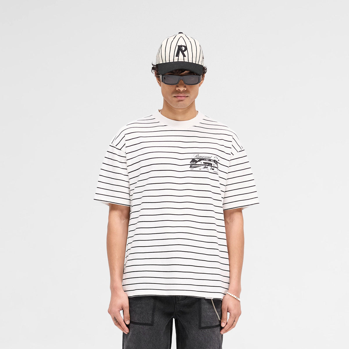 Raceway T-Shirt - Stripe | REPRESENT